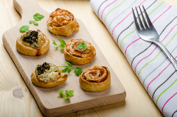 Canapés puff pastry Stock Photo by PeteerS | PhotoDune