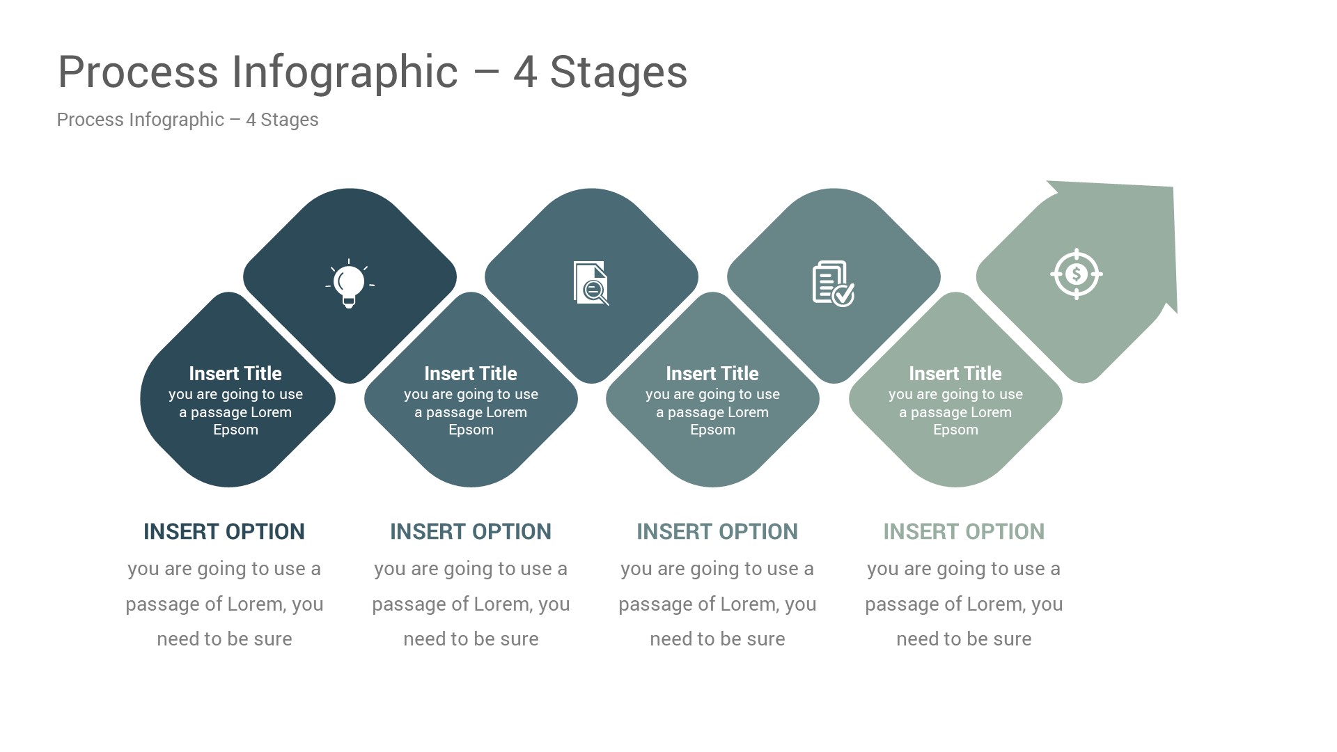 Process Diagrams Infographics PowerPoint Template, Presentation Templates