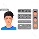 Man Face Construction, Vectors | GraphicRiver