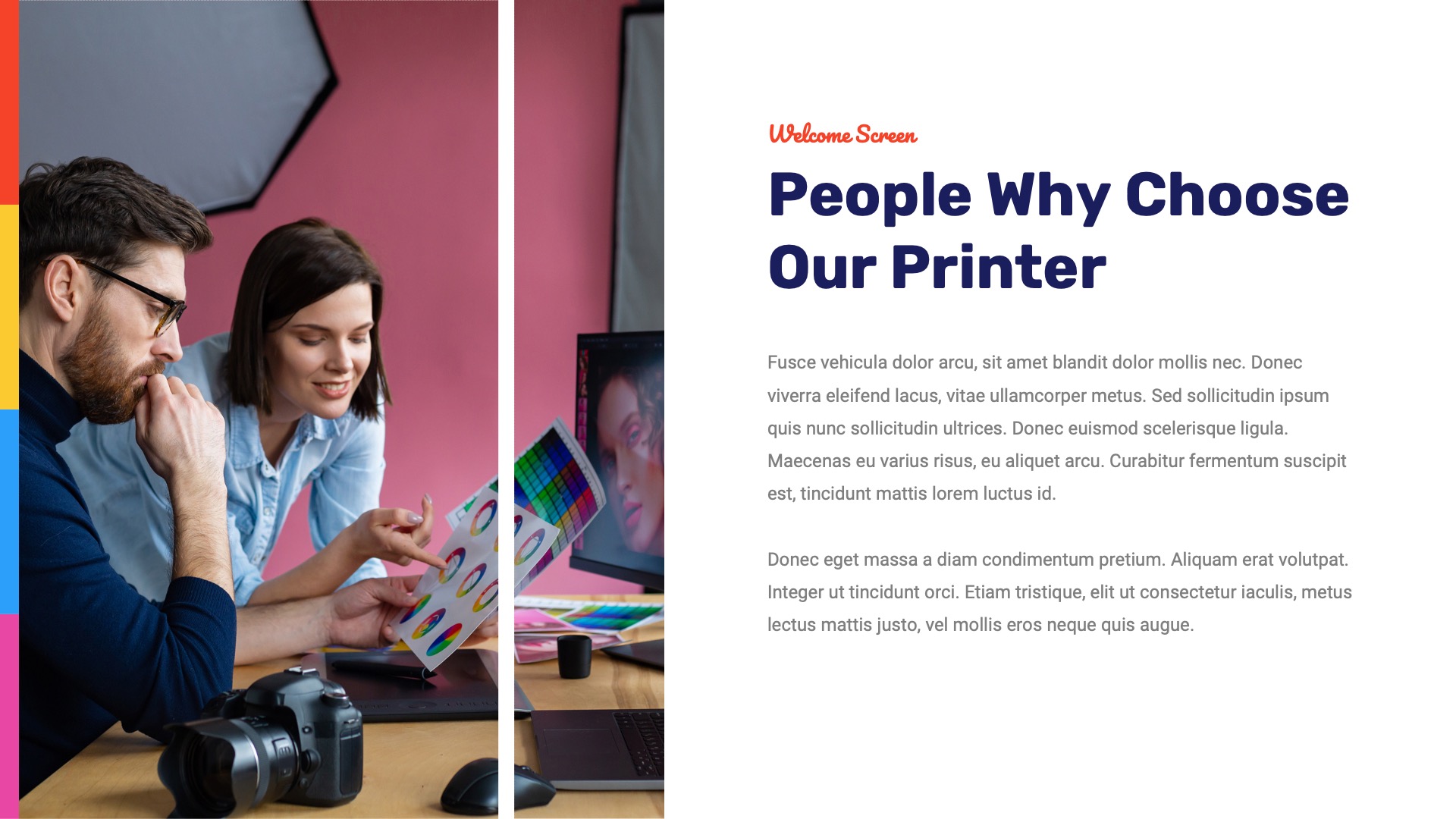 Printia - Printing Company Powerpoint Template, Presentation Templates