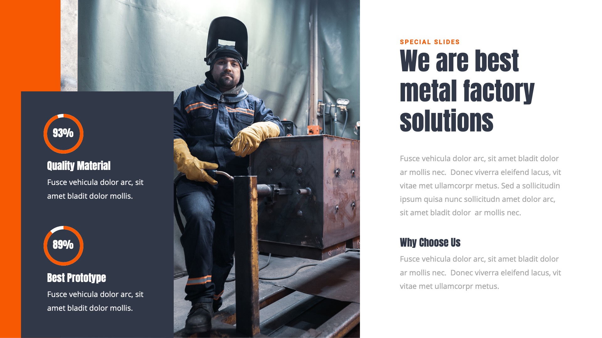 METALICO - Metal & Steel Factory Powerpoint Template, Presentation ...