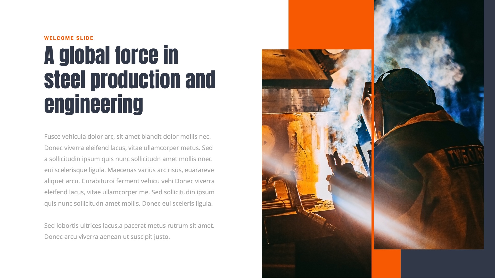 METALICO - Metal & Steel Factory Powerpoint Template, Presentation ...