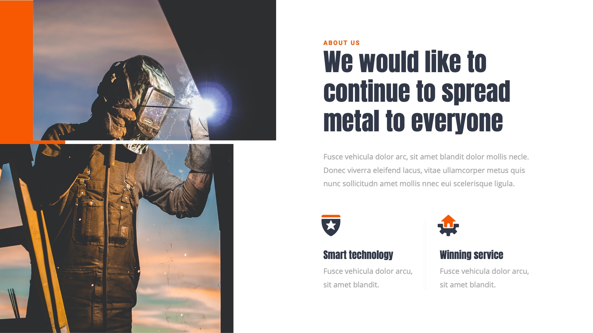 METALICO - Metal & Steel Factory Powerpoint Template, Presentation ...