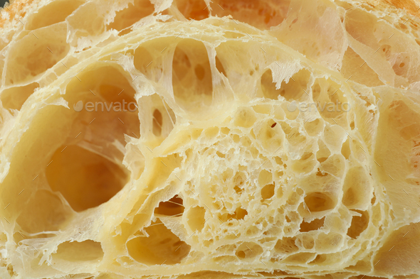 Tasty croissant texture on whole background, close up Stock Photo by ...
