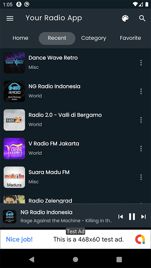 Your Radio App by solodroid | CodeCanyon