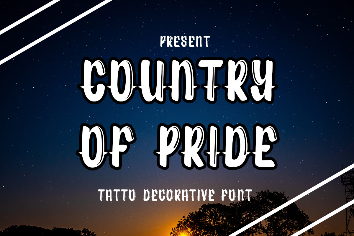 country of pride, Fonts | GraphicRiver