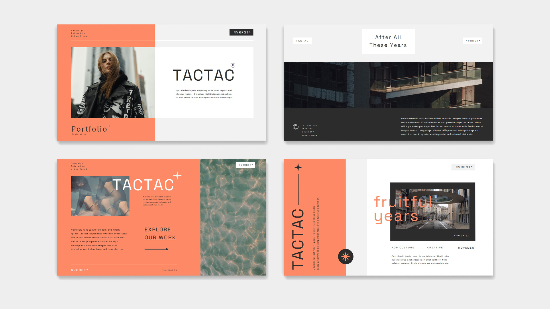 TACTAC - Brand Activation Presentation PPT Template, Presentation Templates