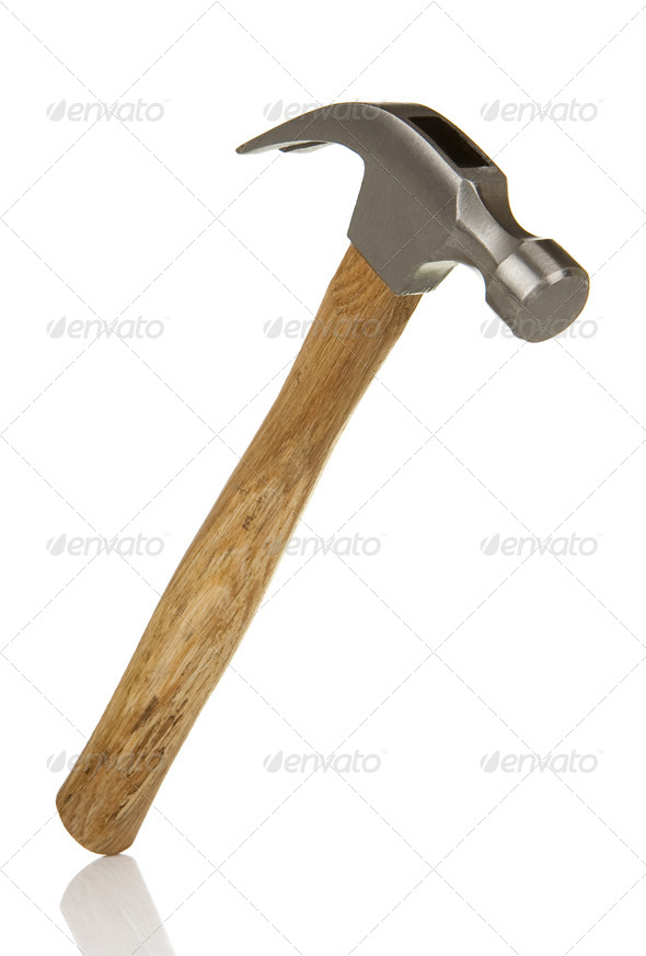 hammer isolated on white Stock Photo by seregam | PhotoDune
