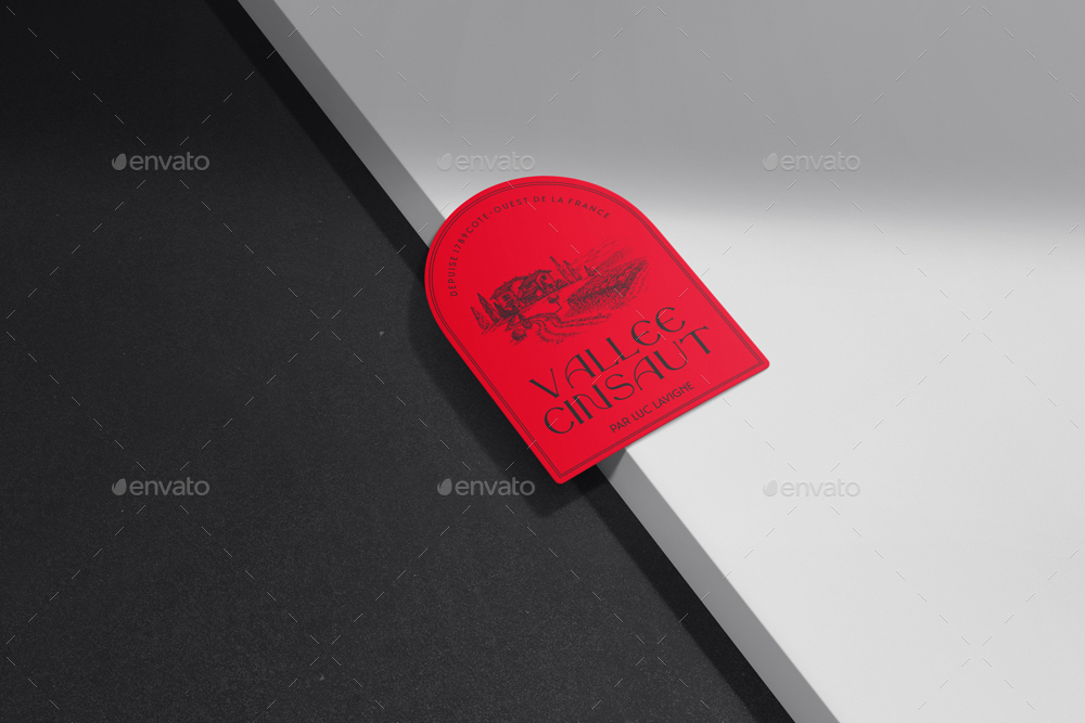 Rounded Corners Stickers / Cards Mock-Ups Vol.2, Graphics | GraphicRiver