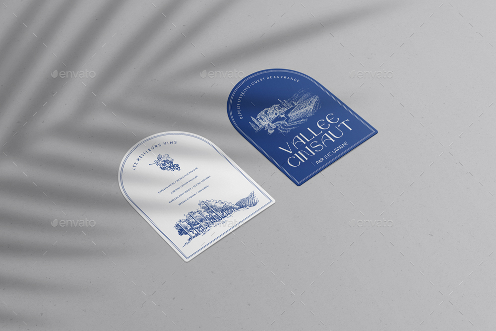 Rounded Corners Stickers / Cards Mock-Ups Vol.2, Graphics | GraphicRiver