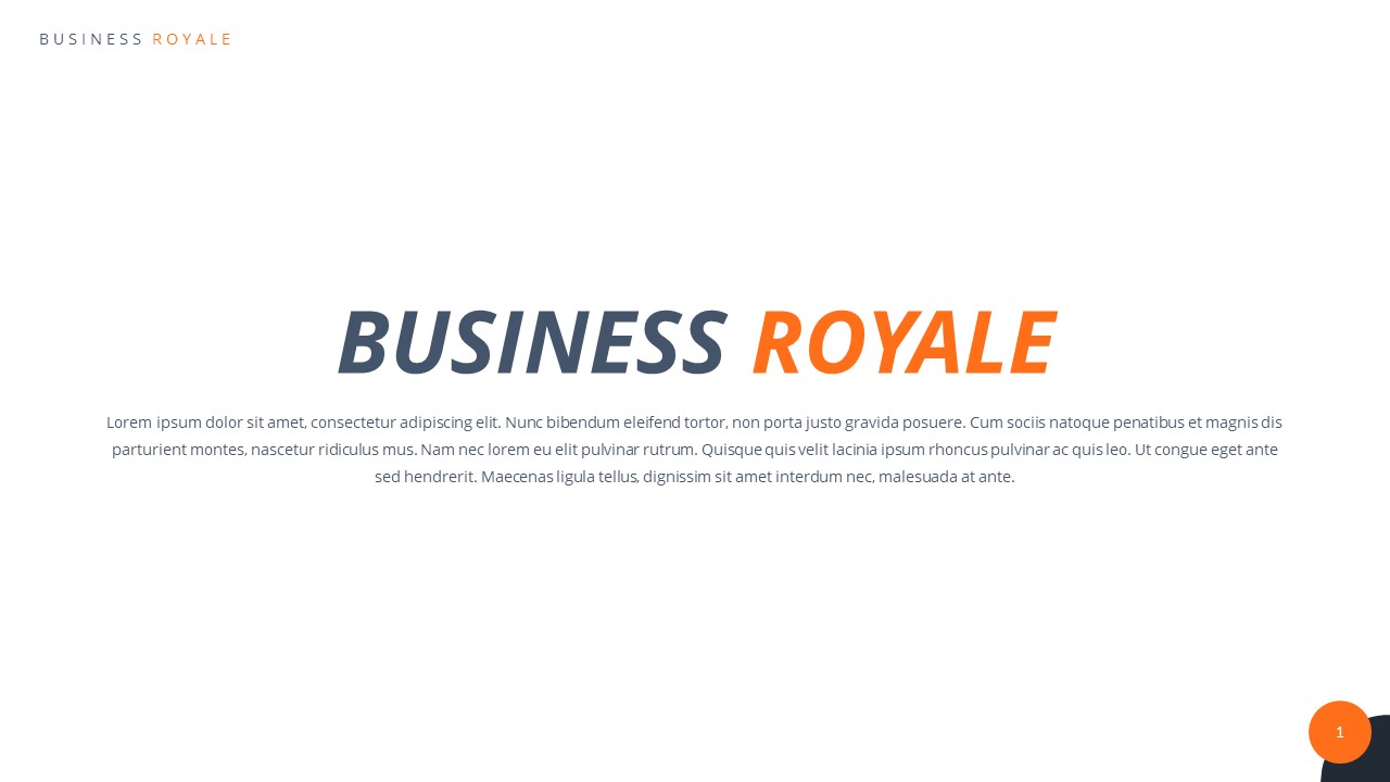 Business Royale Google Slides Template, Presentation Templates ...