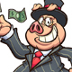 Capitalist Pig, Vectors | GraphicRiver
