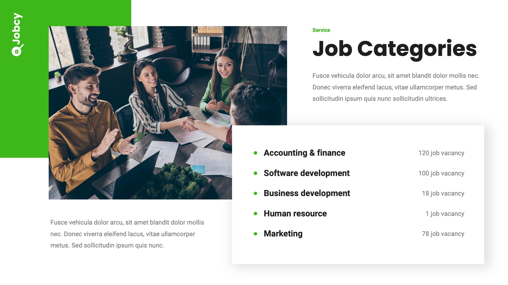Jobcy - Job Board Google Slides Template, Presentation Templates ...