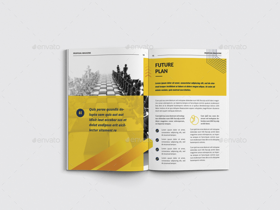 Proposal Magazine, Print Templates | GraphicRiver