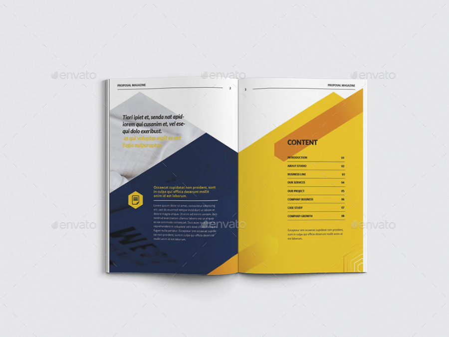 Proposal Magazine, Print Templates | GraphicRiver