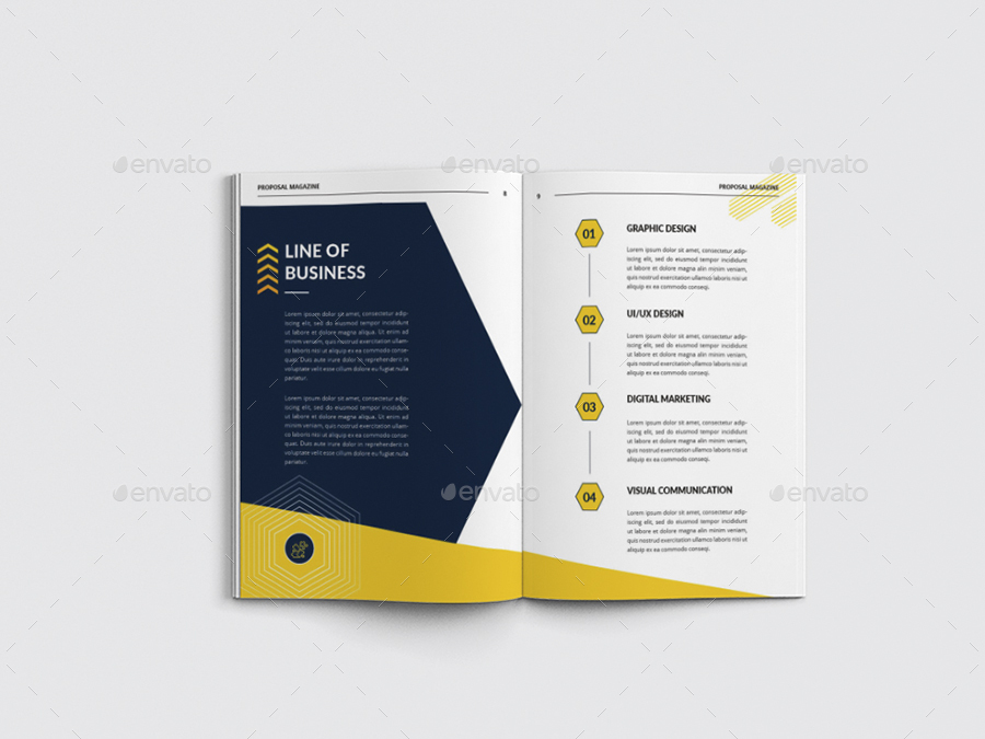 Proposal Magazine, Print Templates | GraphicRiver
