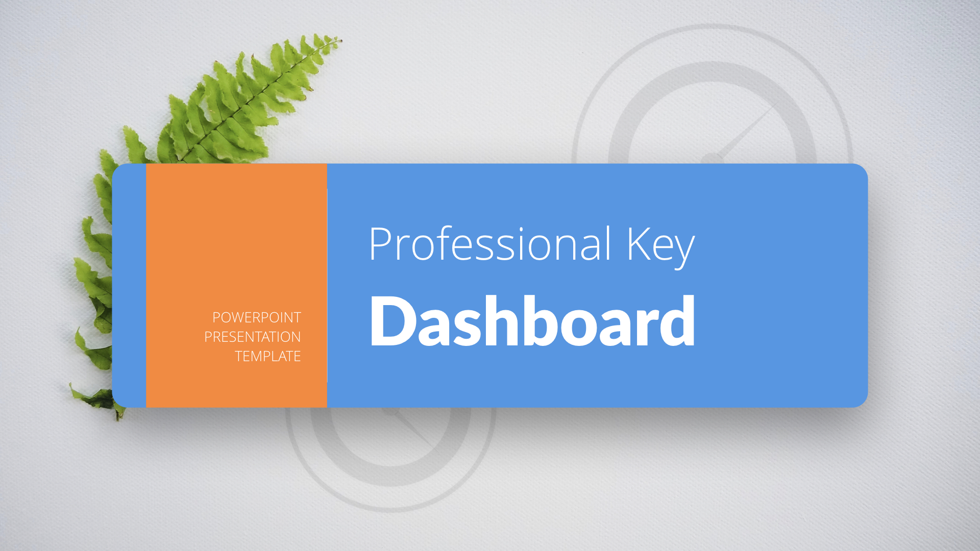 Key Dashboard Keynote Presentation Template, Presentation Templates