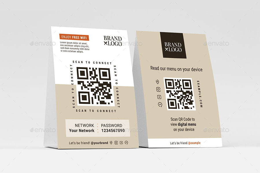 QR Code Flyer Template Pack Vol.8, Print Templates | GraphicRiver
