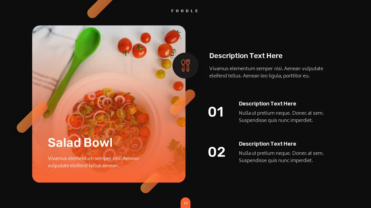 Foodle Food Review PowerPoint Template, Presentation Templates ...