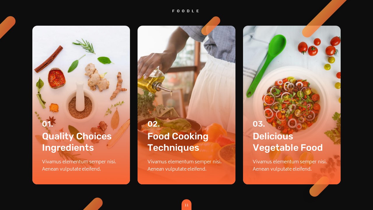 Foodle Food Review PowerPoint Template, Presentation Templates ...