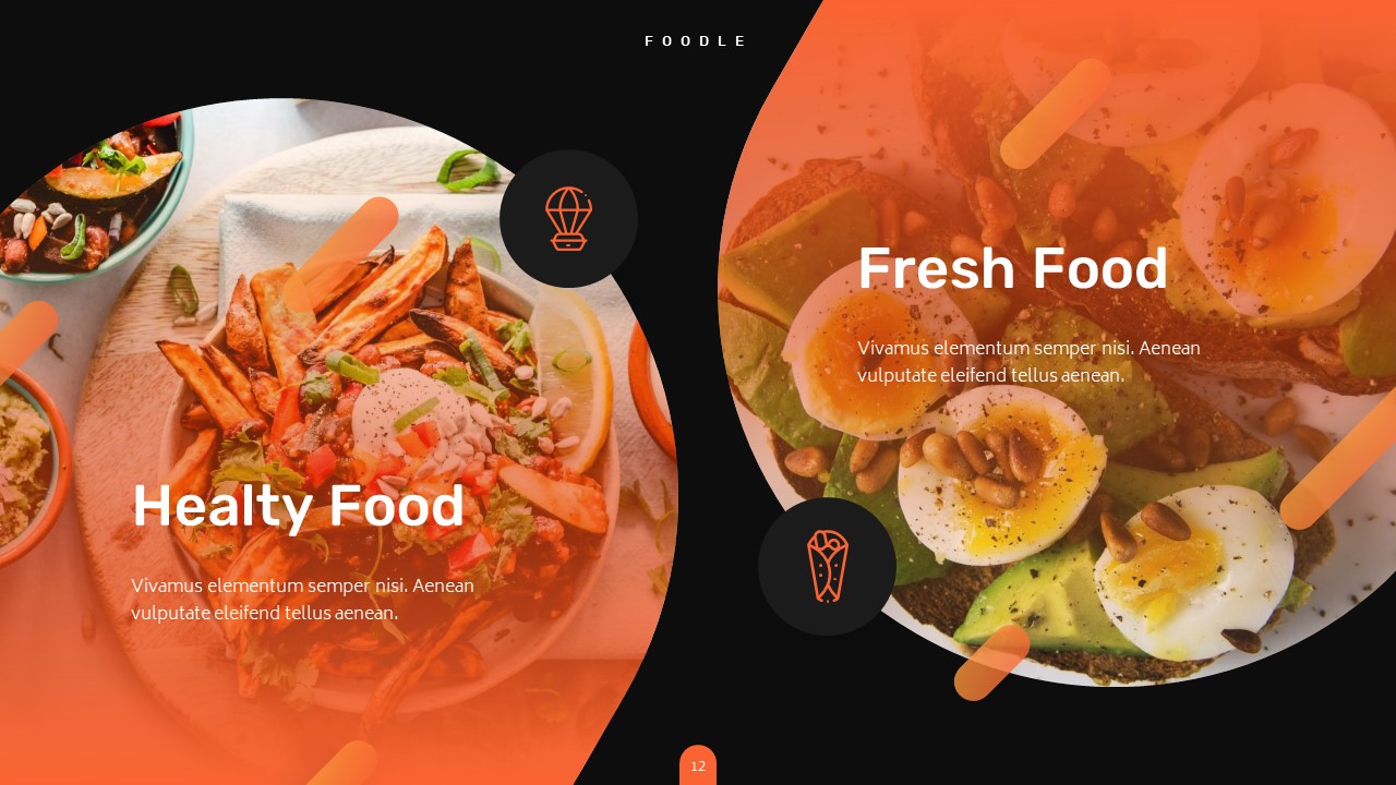 Foodle Food Review PowerPoint Template, Presentation Templates ...