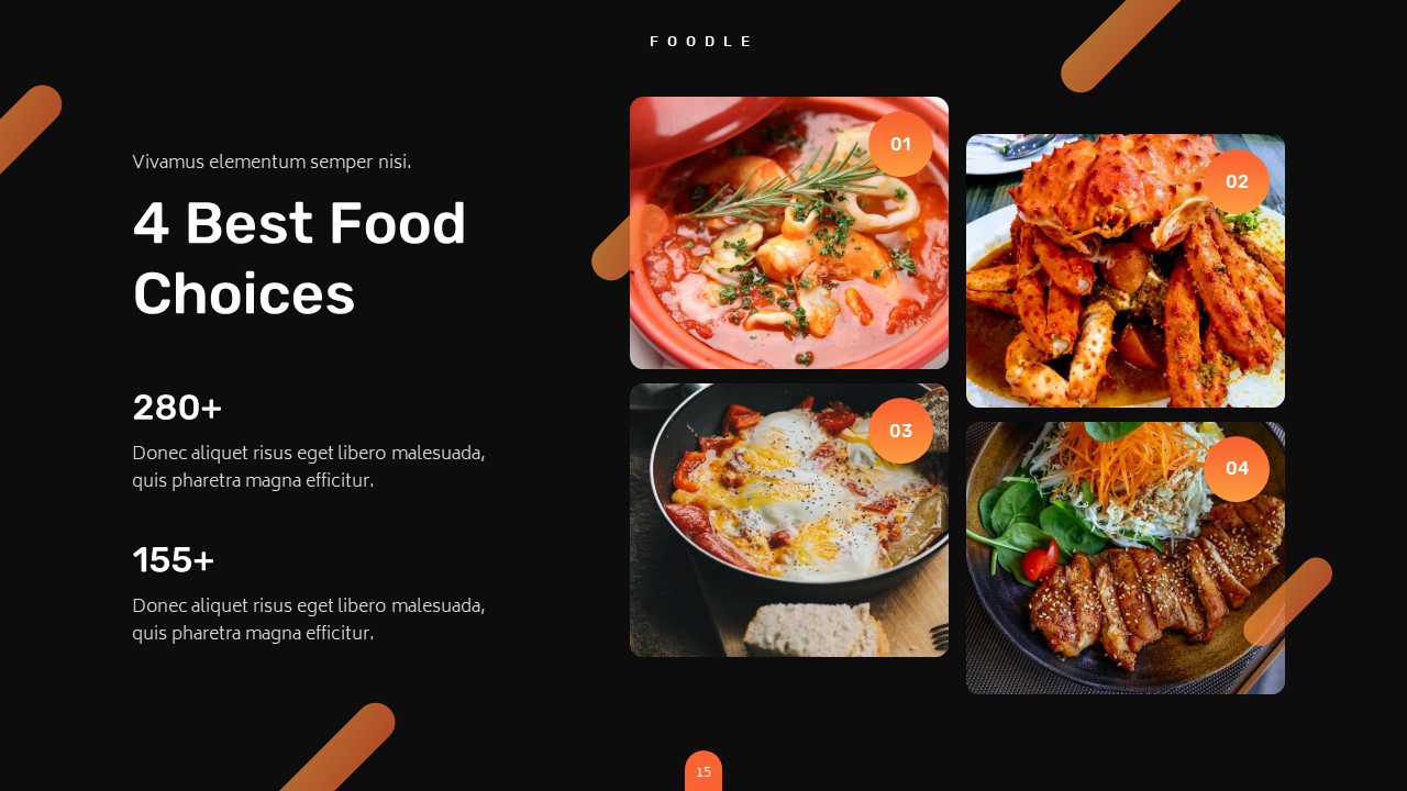 Foodle Food Review PowerPoint Template, Presentation Templates ...