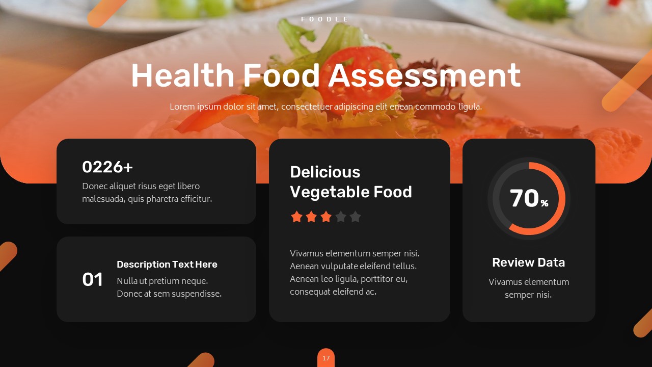Foodle Food Review PowerPoint Template, Presentation Templates ...