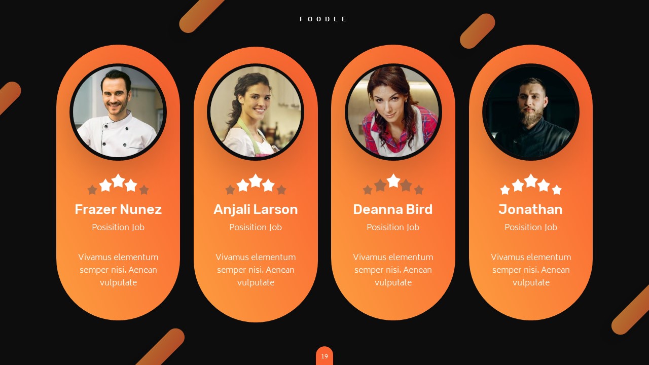 Foodle Food Review PowerPoint Template, Presentation Templates ...