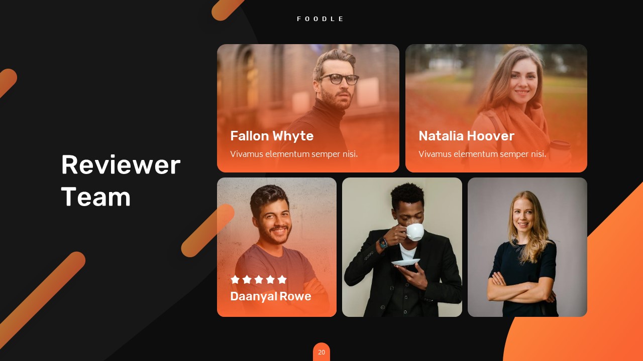 Foodle Food Review PowerPoint Template, Presentation Templates ...