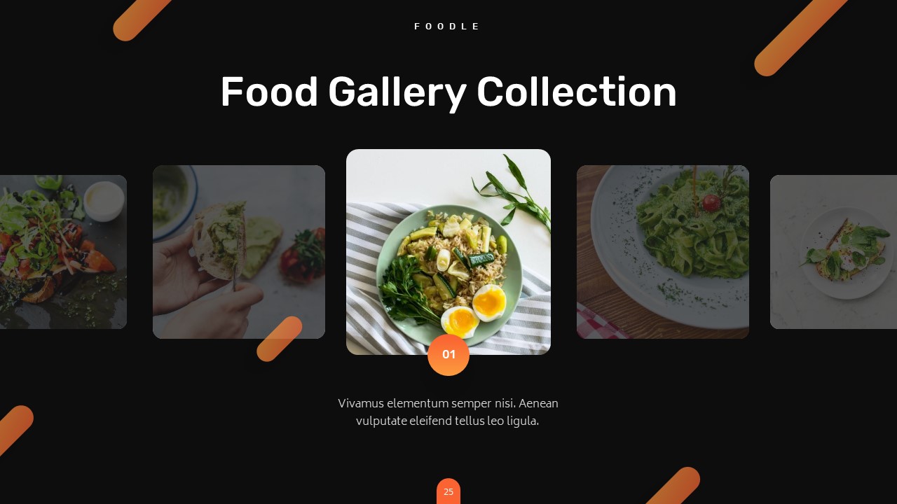 Foodle Food Review PowerPoint Template, Presentation Templates ...