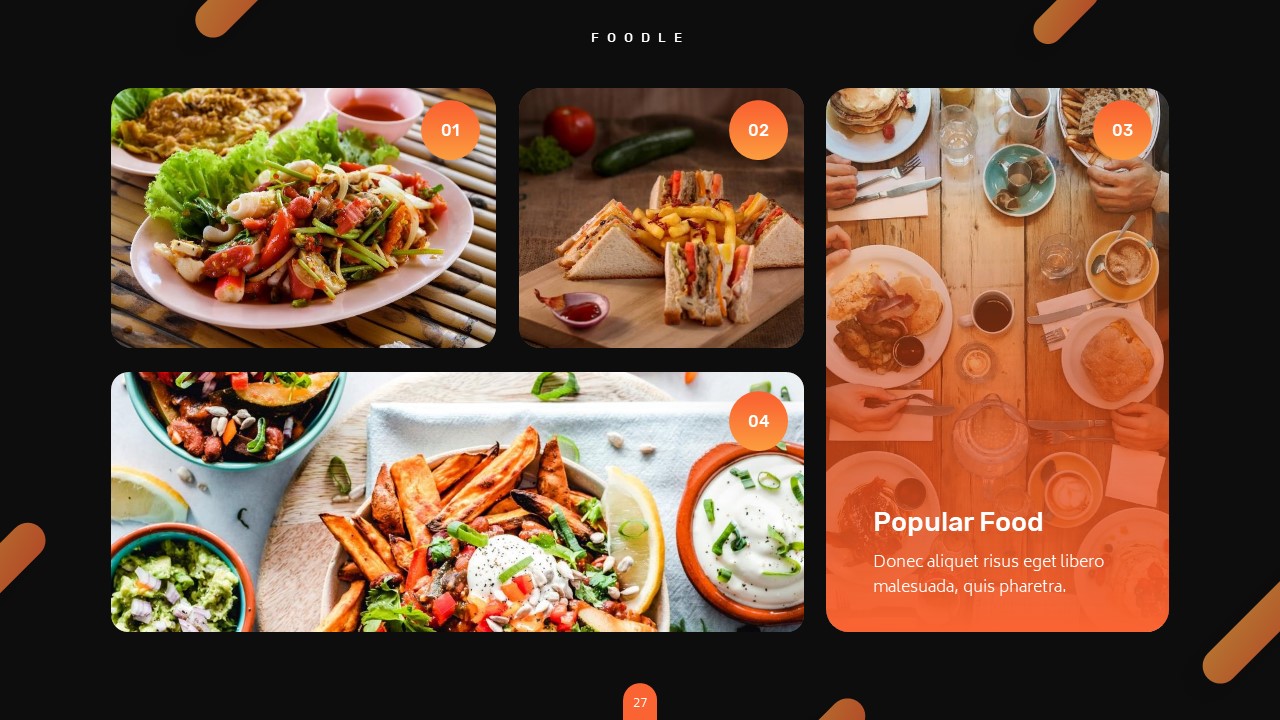 Foodle Food Review PowerPoint Template, Presentation Templates ...