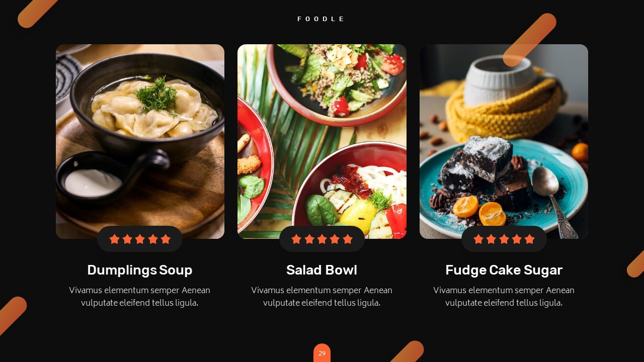 Foodle Food Review PowerPoint Template, Presentation Templates ...