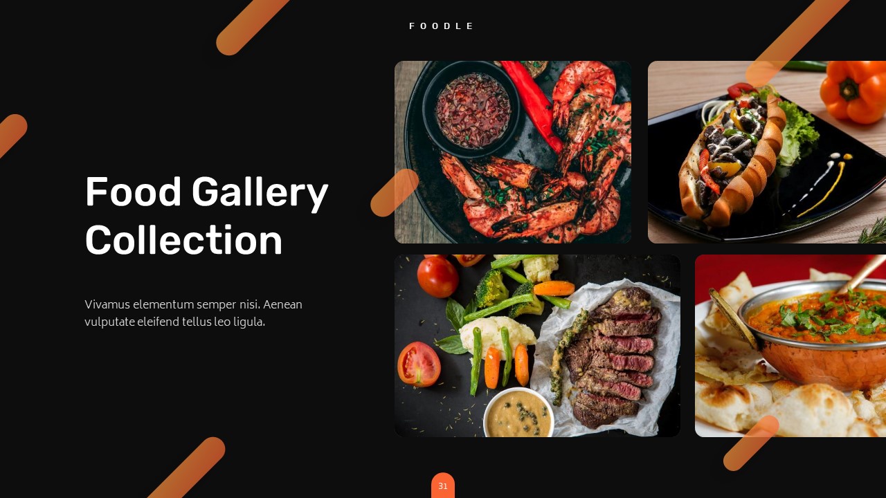 Foodle Food Review PowerPoint Template, Presentation Templates ...