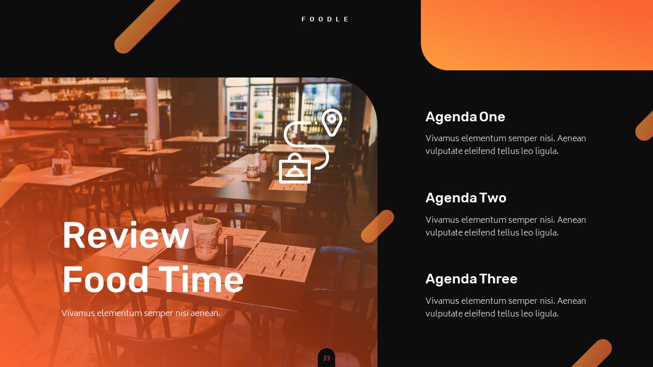 Foodle Food Review PowerPoint Template, Presentation Templates ...