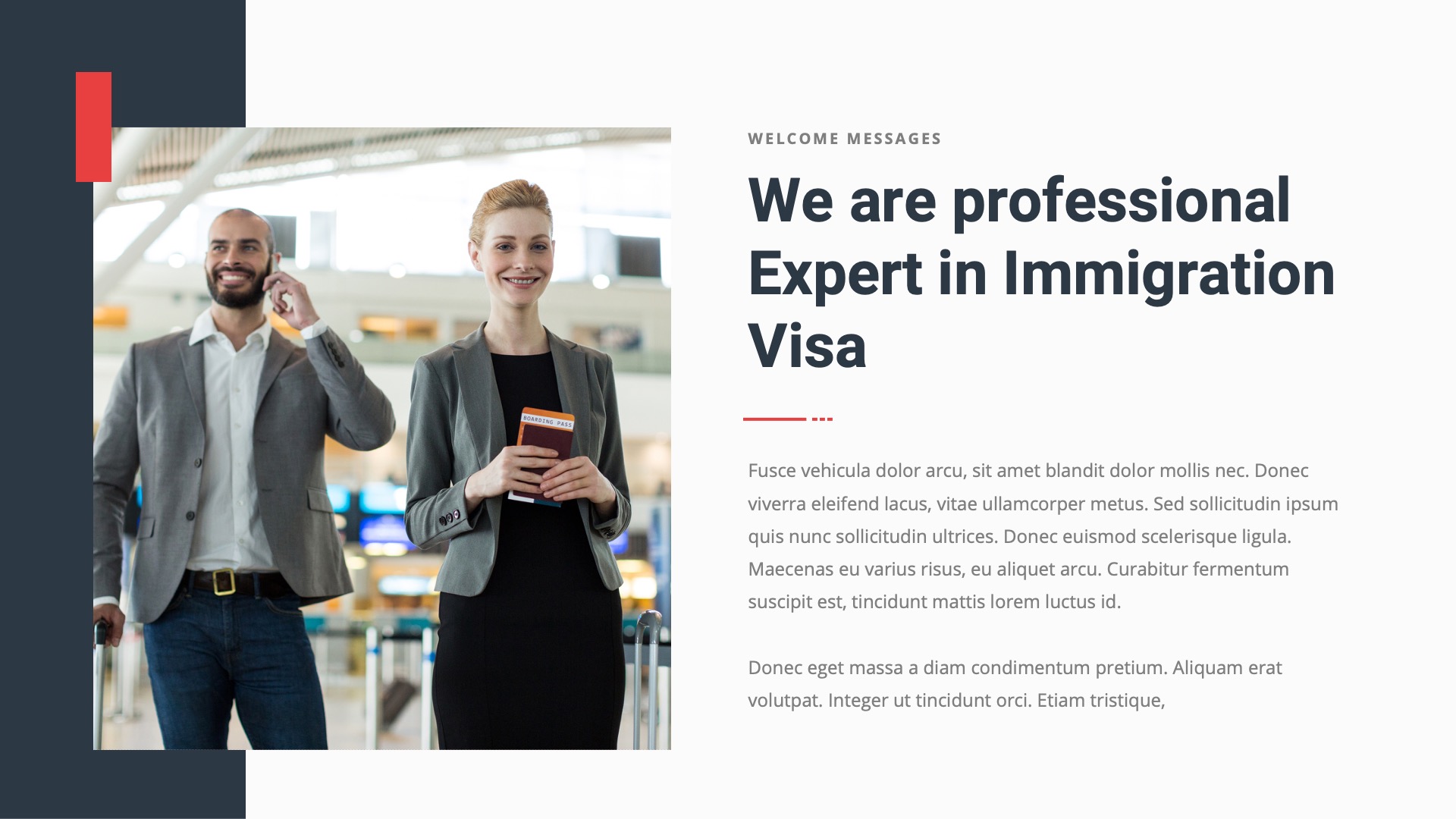 Vizya - Immigration & Visa Consulting Powerpoint Template, Presentation ...