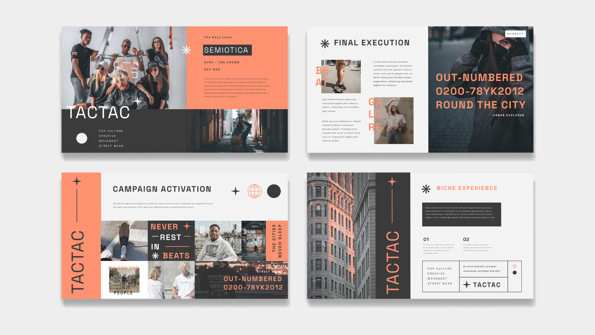 Gaique - Company Portfolio & Profile PPT Template, Presentation Templates