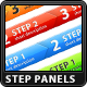 Step Process Panels, Web Elements | GraphicRiver
