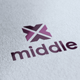 Middle Logo, Logo Templates | GraphicRiver