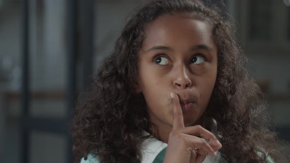 Cute Girl Deep in Thought Pondering Over Something, Stock Footage ...