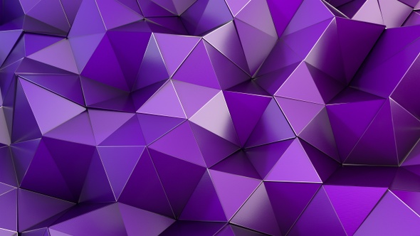 Purple Polygon Waves 89 4K, Motion Graphics | VideoHive
