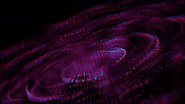 Abstract Cirlce Particles 4K, Motion Graphics | VideoHive