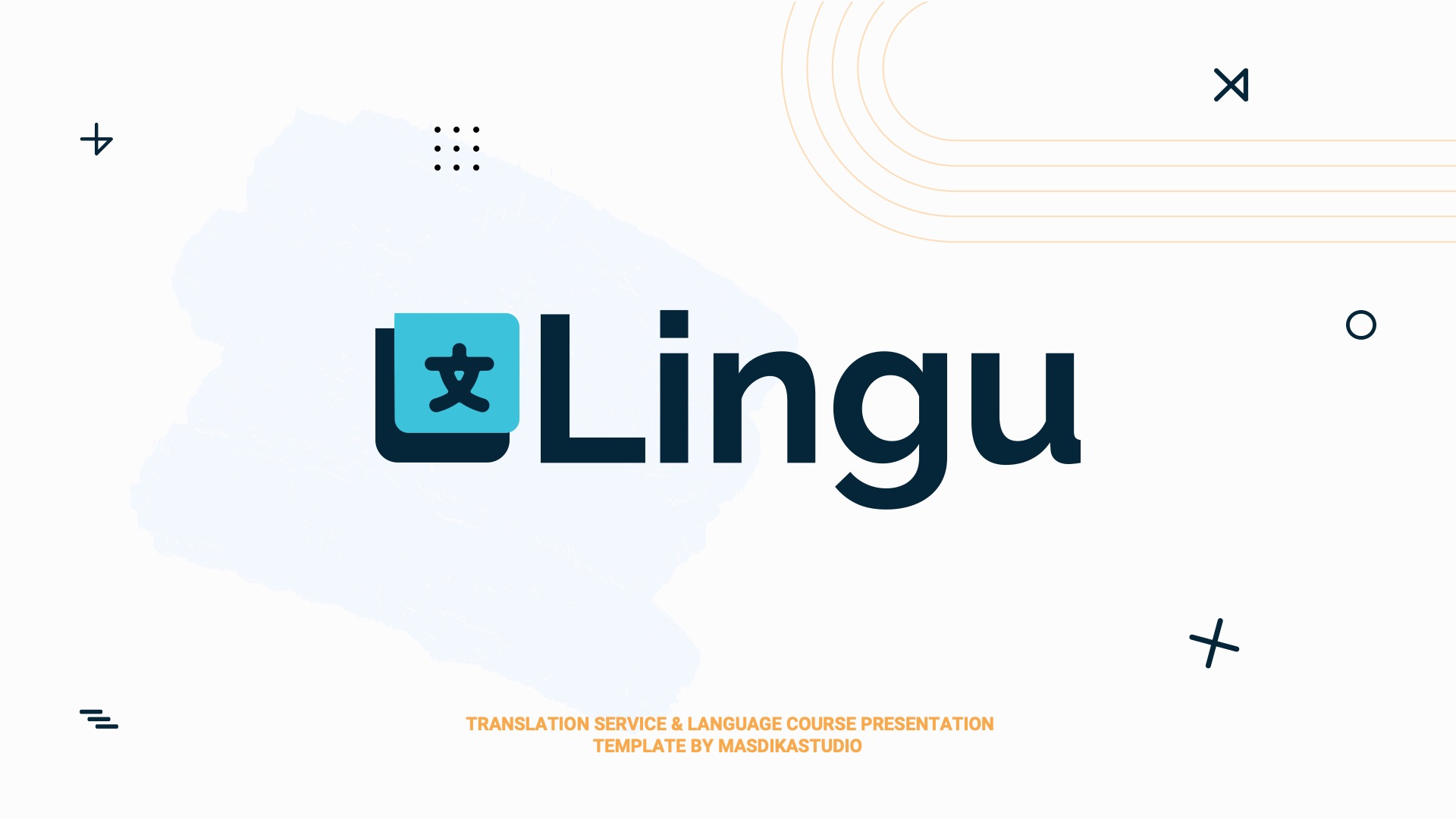 LINGU - Translation Service & Language Course Powerpoint Template ...