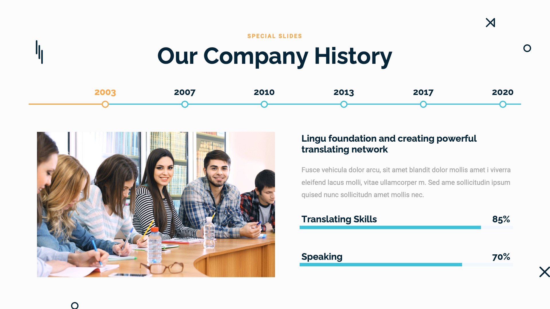 LINGU - Translation Service & Language Course Powerpoint Template ...