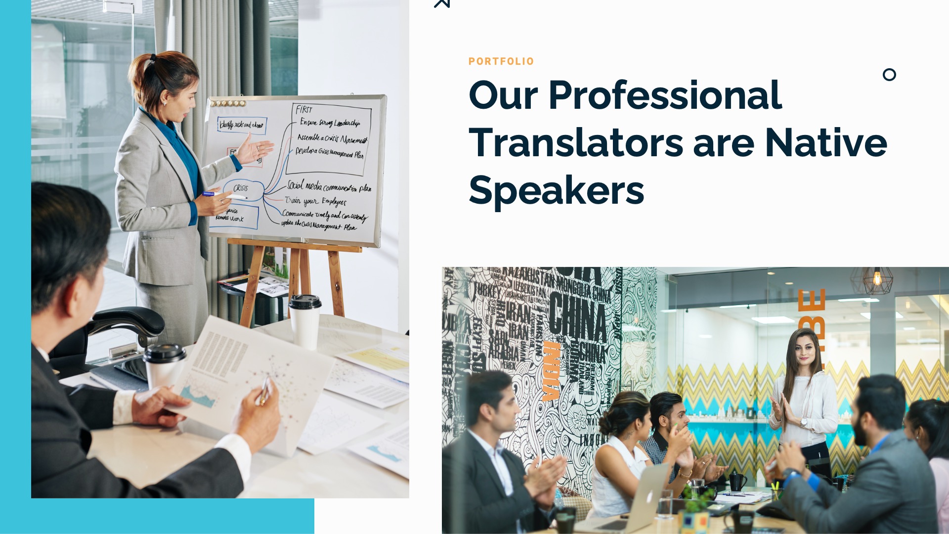 LINGU - Translation Service & Language Course Powerpoint Template ...