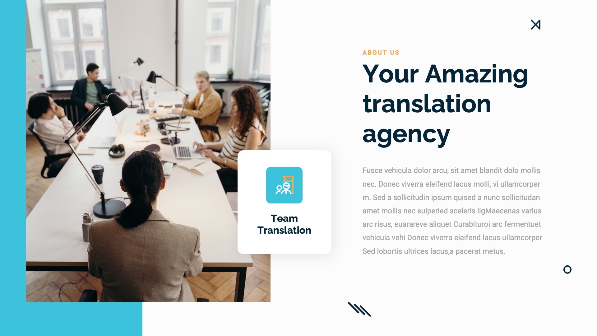 LINGU - Translation Service & Language Course Powerpoint Template ...