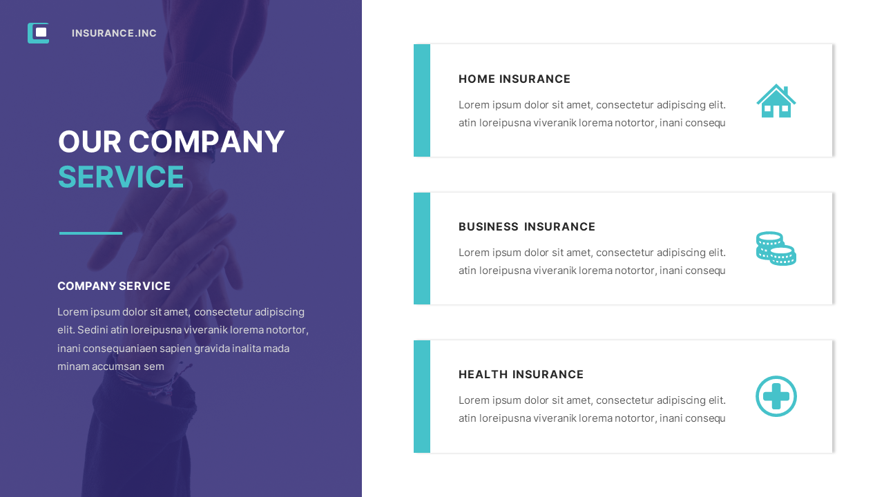 Insurance - Business Presentation Google Slides Template, Presentation ...