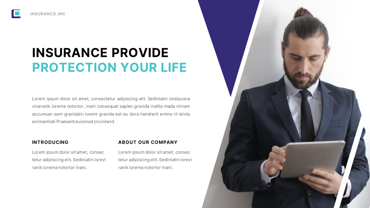 Insurance - Business Presentation PowerPoint Template, Presentation ...