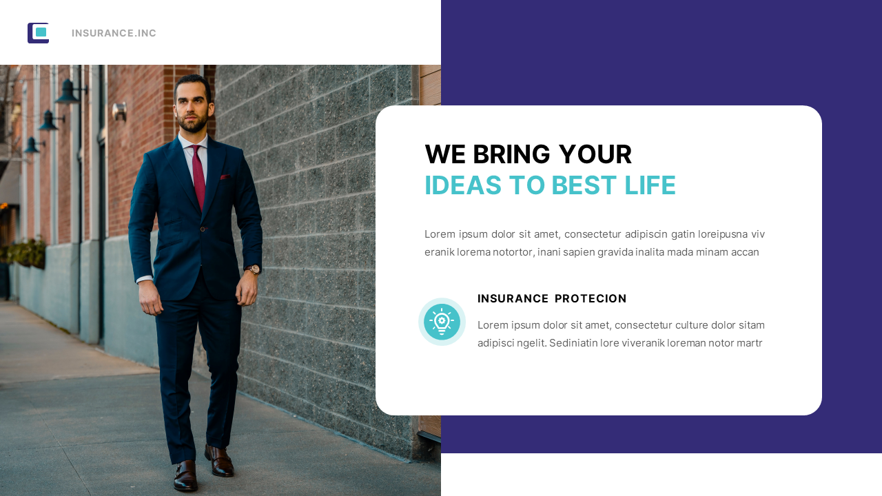 Insurance - Business Presentation PowerPoint Template, Presentation ...