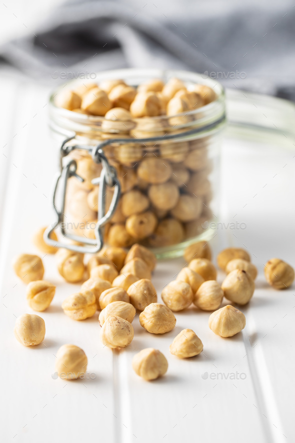 Peeled roasted hazelnut kernels. Stock Photo by jirkaejc | PhotoDune