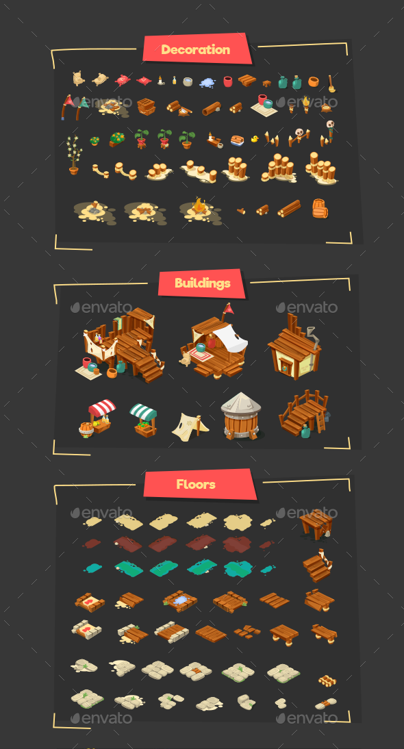 Swamp - Game Assets, Game Assets | GraphicRiver
